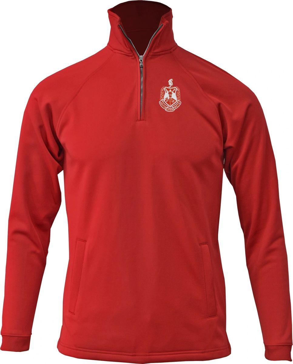 DST Red Shield 1/4 Zip Pullover Jacket